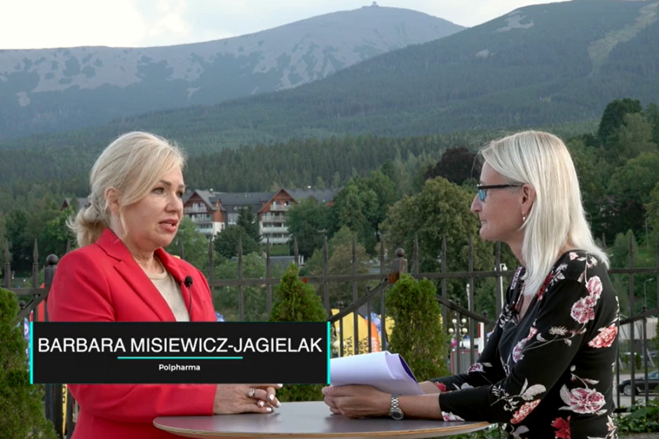 Barbara Misiewicz-Jagielak: "Z naszych fabryk pochodzi co trzeci lek ...