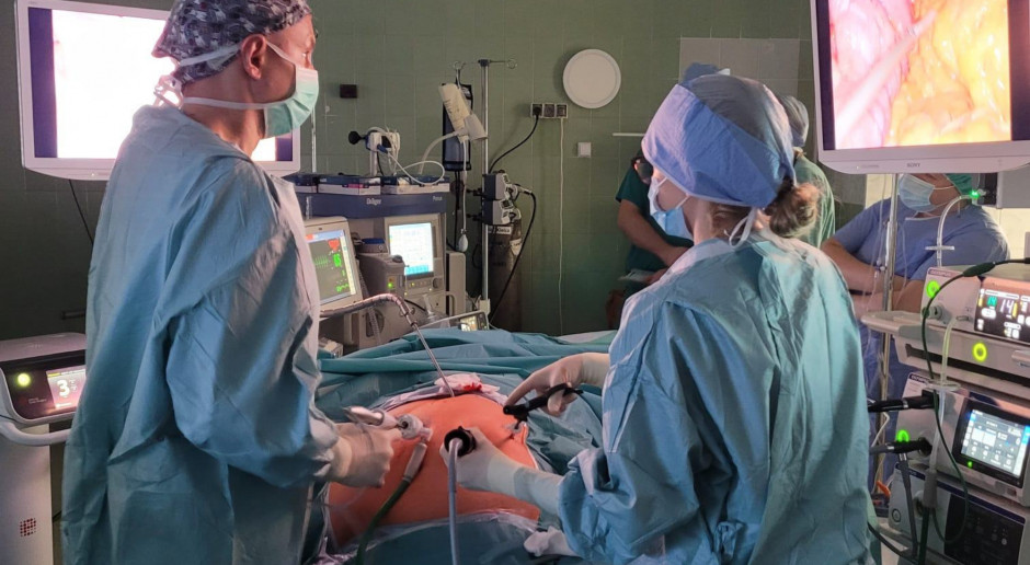 Pierwsza operacja bariatryczna SASI w województwie. Chory po trzech ...